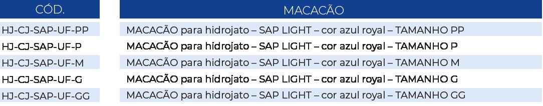 Modelo SAP – Light – Safetech